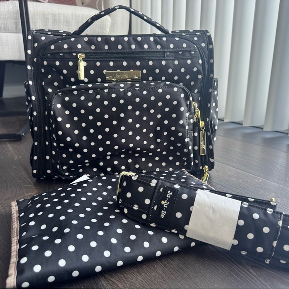 Ju-Ju-Be | Bags | Jujube Black And White Polka Dot Baby Bag | Poshmark